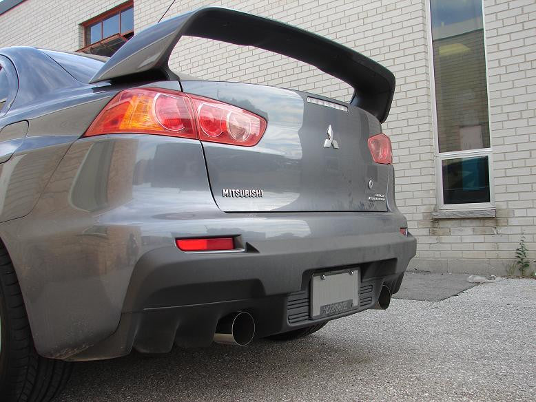 Evo X 3" Dual Exit Catback Exhaust | Ultimate Racing
